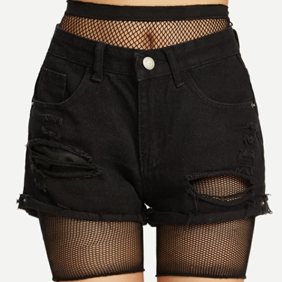 Shorts | Fishnet Bikers | Poshmark
